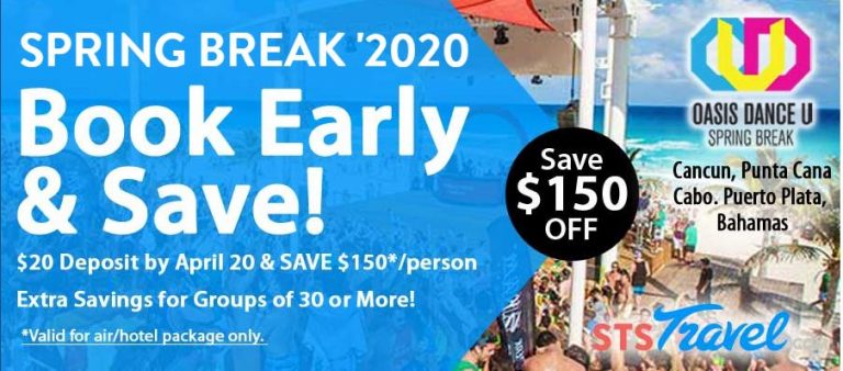 Spring Break 2020 Campus Rep: Sell Trips, Earn cash and Go Free! Book ...